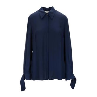 Elisabetta Franchi Damen Knopfbluse - - Blouses & Shirts - Damen - Blau - S