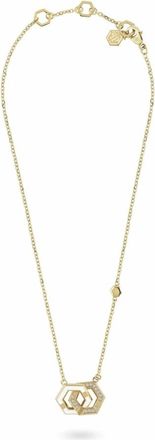 Philipp Plein Hexagon Kristall-Halskette - - Accessories - Damen - Gelb - ONE SIZE