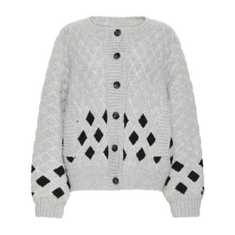 Ichi Cardigans - - Knitwear - Damen - Grau - M