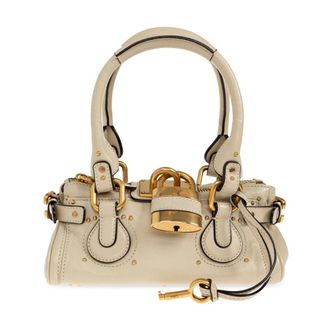 Chlo&eacute; Femme, Sacs, Beige, Taille: ONE Size Paddington Small Handbag