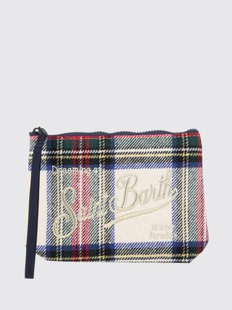 MC2 Saint Barth Aline Mini-Handtasche aus Neopren mit Schottenmuster und Logo