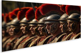 Islandburner Bild auf Leinwand Römische Soldaten in traditioneller Montur Bilder Wandbilder Poster