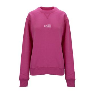Dsquared2 Herren Pullover Sweatshirt mit Icon-Druck - - Sweatshirts & Hoodies - Herren - Rosa - S
