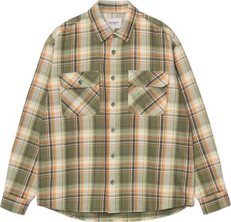 Carhartt Work in Progress Homme, Chemises, Multicolore, Taille: M L/S Tunick Shirt