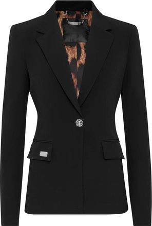 Philipp Plein Femme, Vestes, Noir, Taille: 36 FR Cady Blazer Skull