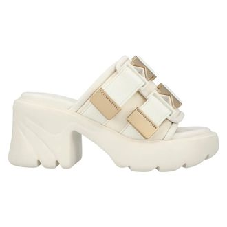 Bottega Veneta Slipper & Pantoletten - Flash Mule White - Gr. 40 (EU) - in Beige - f&uuml;r Damen