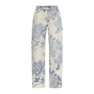 R13 Pantalon Carpenter - Femme - Jeans - Bleu - Taille: W26
