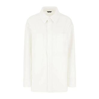 Fendi Selleria Jeansjacke - - Shirts - Herren - Wei&szlig; - M