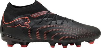 Puma Unisex Future 9 PRO FG/AG Fu&szlig;ballschuh, schwarz-leuchtendes Rot, Starkes Grau, Gr&ouml;&szlig;e 40, Puma Schwarz leuchtendes Rot, Starkes Grau, 40.5 EU