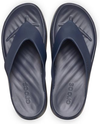 Crocs Zehentrenner Crocs Getaway Platform Flip 209410 Dunkelblau