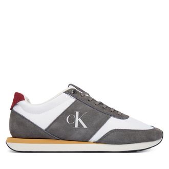 Calvin Klein Sneakers Calvin Klein Retro Runner Band Lth-Su HM0HM02212 Grau