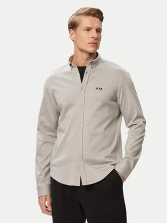 HUGO BOSS Hemd ST Motion 50555946 Grau Regular Fit