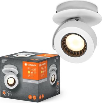 Ledvance DECOR SPOT VENUS, 5,5W, 210lm, weiß, Spotleuchte, verstellbare Köpfe, vielseitig anwendbar, Innenraumspot, warmweiße Lichtfarbe, hochwertige Optik, ei