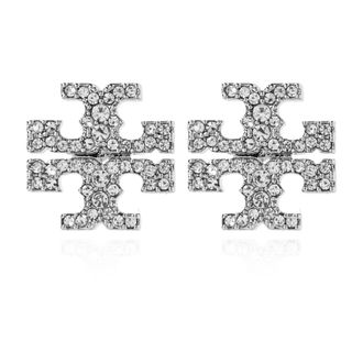 Tory Burch Kira Ohrringe - - Accessories - Damen - Grau - ONE SIZE