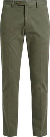 BRIGLIA 1949 Homme, Pantalons, Vert, Taille: M Naviglio Cropped Pantalons