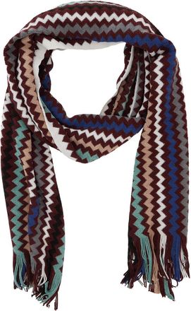 Missoni Zig-Zag Knit Scarf - Multicolor