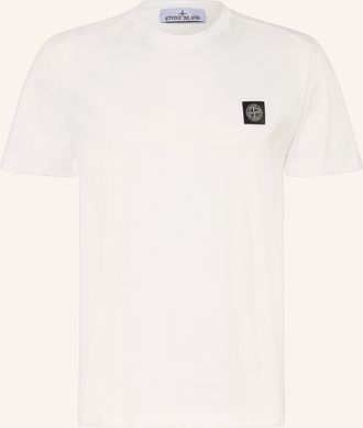 Stone Island T-Shirt weiss
