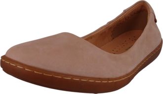 El Naturalista Damen Klassische Ballerinas Coral, Frauen Flats,Halbschuhe,Sommerschuhe,Slipper,Ballerina-Schuhe,Ballet-Flats,Cream,41 EU / 7.5 UK