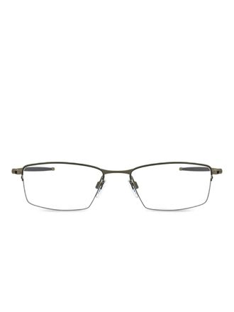 Oakley lunettes de vue Lizard à monture rectangulaire - Argent