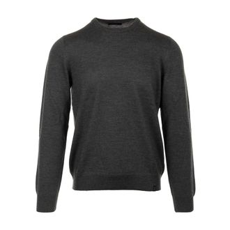 Fay Homme, Pulls, Gris, Taille: 3XL Pull Gris Style Maglia