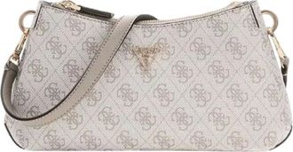 Guess Femme, Sacs, Blanc, Taille: ONE Size Noelle 4G Logo Mini Crossbody