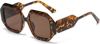 Generic Lunettes De Soleil Polaris&eacute;es Vintage For Femme, Monture Large, Style Streetwear, Id&eacute;ales For Les Trajets Domicile-travail, Le Sport Et Les Vacances.(