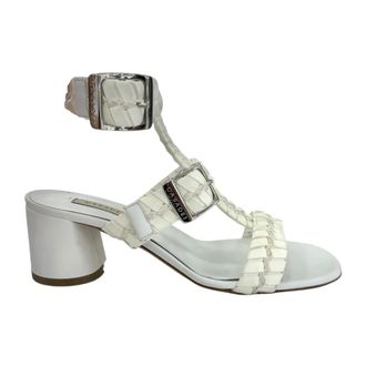 Casadei Femme, Chaussures, Blanc, Taille: 37 1/2 EU Sandali