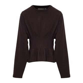 Gestuz Gzinez Cotton Top - - Tops - Damen - Braun - S