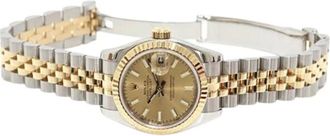 Rolex Pre-owned Vintage Datejust 26mm - Femme - Pre-owned - Jaune - Taille: ONE Size