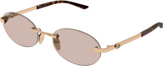 Gucci Pantos Sonnenbrille - - Accessories - unisex - Gelb - 55 MM
