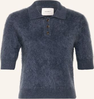 Lisa Yang Lisa Yang Strickshirt Carolyn Aus Cashmere blau
