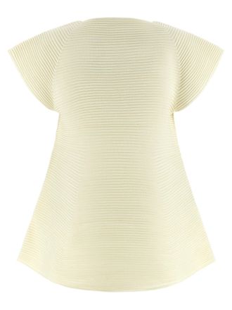 Issey Miyake Corrugated Dress - Yellow