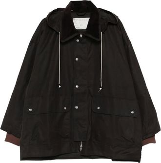 Camiel Fortgens coupe-vent à lien de resserrage - Marron