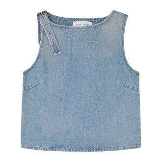 Sams&oslash;e & Sams&oslash;e Femme, Tops, Bleu, Taille: 38 FR Samolly Top
