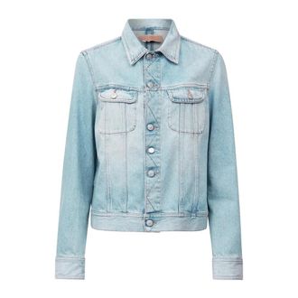 Maison Margiela Split Back Denim Jacket - - Jackets - Damen - Blau - XS