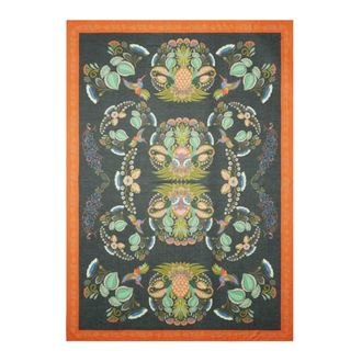 Franco Ferrari Femme, Accessoires, Multicolore, Taille: ONE Size &Eacute;charpe en coton et soie 135x190