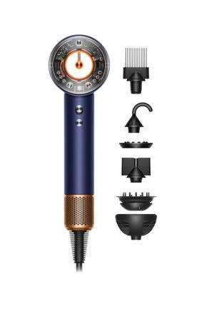 Dyson Supersonic Nural - S&egrave;che-Cheveux - Cheveux Boucl&eacute;s &Agrave; Fris&eacute;s (Bleu De Prusse/Cuivr&eacute;)