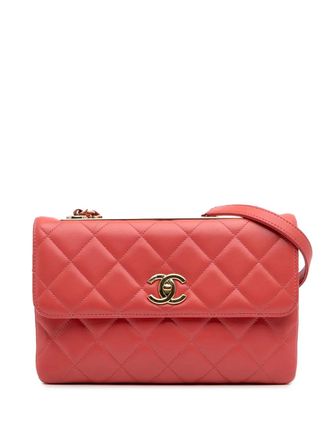 Chanel sac porté épaule matelassé Trendy CC (2016-2017) - Rose