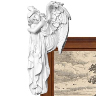 Generic Engelsfiguren T&uuml;rrahmen- - Schlafender Engel Wanddekoration - Engel-Wandkunst T&uuml;rrahmen- | Escul Tischszenen-Zubeh&ouml;r