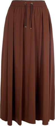 Herno Femme, Jupes, Brun, Taille: 38 FR Light Nylon Stretch Skirt
