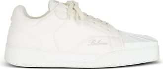 Balmain Homme, Chaussures, Blanc, Taille: 44 EU Squaretoe Baskets