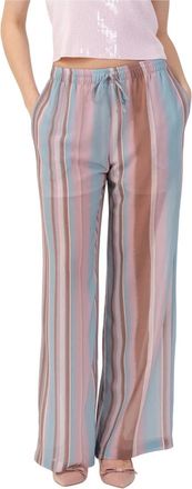 Kocca Femme, Pantalons, Multicolore, Taille: 42 FR Pantalon Long &agrave; Rayures