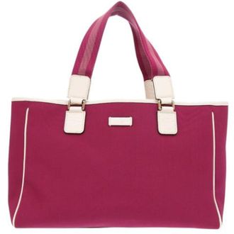 Gucci Pre-owned Canvas Tote Bag - - Pre-owned - Damen - Rosa - ONE SIZE