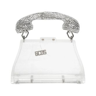 GCDS Call Me Comma Small Bag - - Bags - Damen - Grau - ONE SIZE