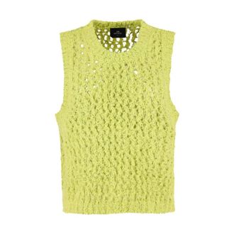 Mr. Mittens Erin Strick-Tanktop - - Tops - Damen - Gr&uuml;n - M/L