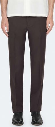 AllSaints pantalon Blunt marron chocolat