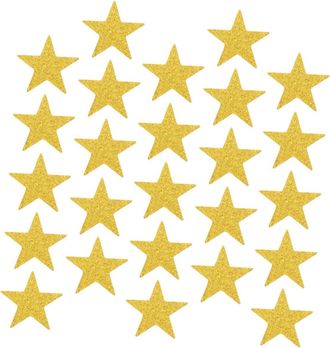 Angoily 100 St&uuml;ck Goldene Papiersterne zum Basteln Doppelseitig Umweltfreundlich Dekoration f&uuml;r Geburtstagsfeiern Hochzeiten und DIY Anwendungen Festliche Ste