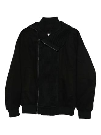 Patrizia Pepe veste en maille nervur&eacute;e - Noir