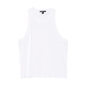 James Perse Femme, Tops, Blanc, Taille: 34 FR Slub Jersey Muscle Tank