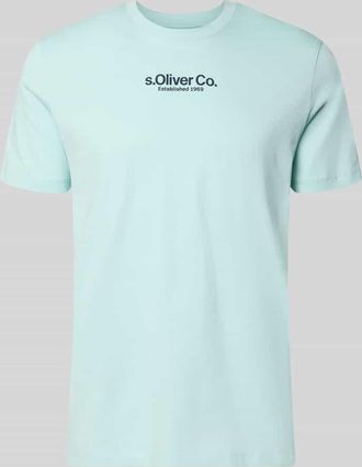 s.Oliver Red Label Regular Fit T-Shirt aus reiner Baumwolle